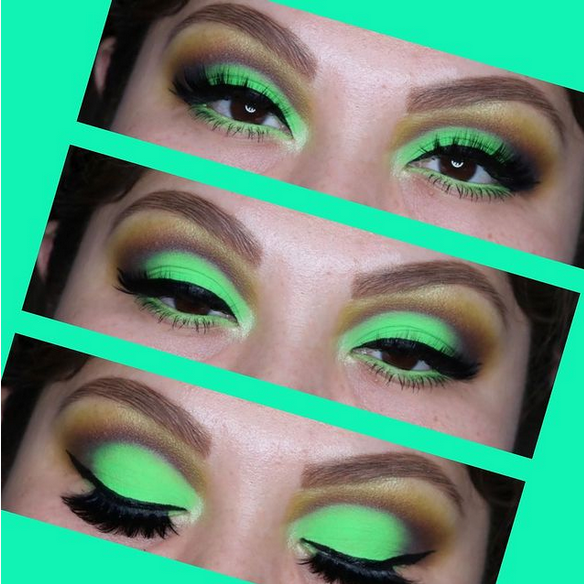 Glitter Makeup | Reboot Electric | Neon Green – Lit Cosmetics